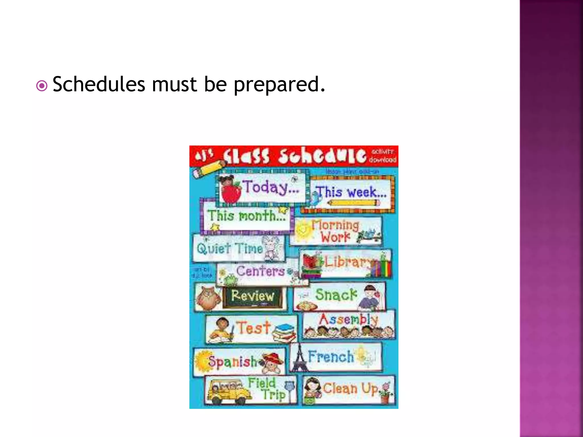 Structures and routines in a multigrade-classroom | PPTX