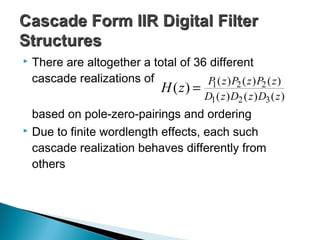 Structures for FIR systems | PPT