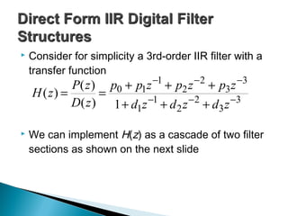 Structures for FIR systems | PPT