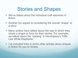 Shapes in Fiction | PPT