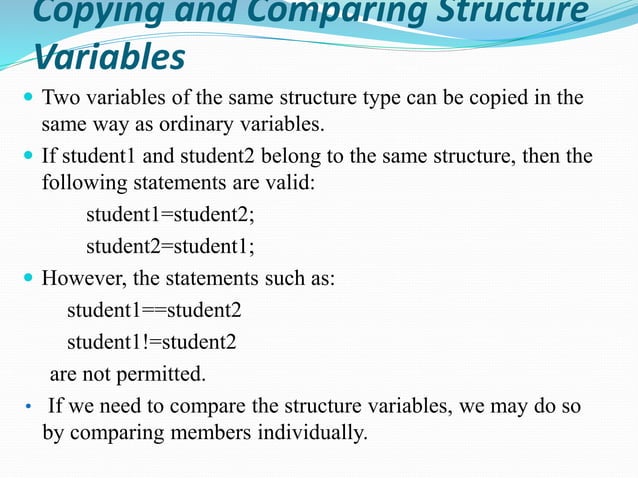 Structures in c | PPT