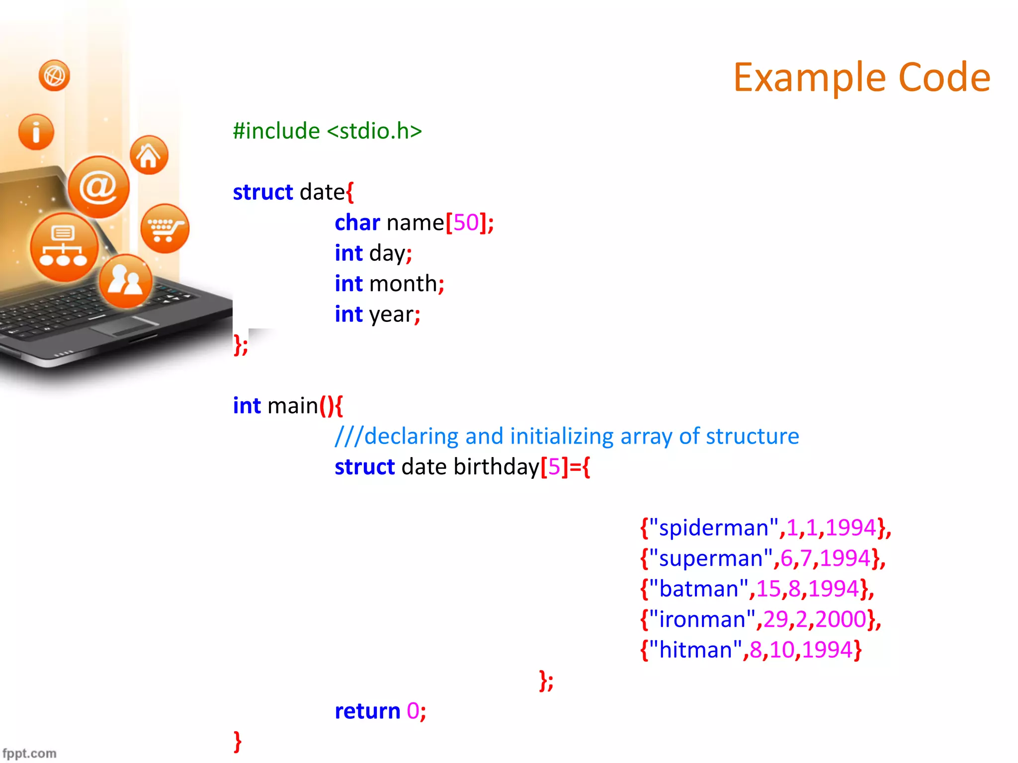 SPL 14 | Structures in C | PPT