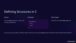 Explanation about Structures in C language.pptx