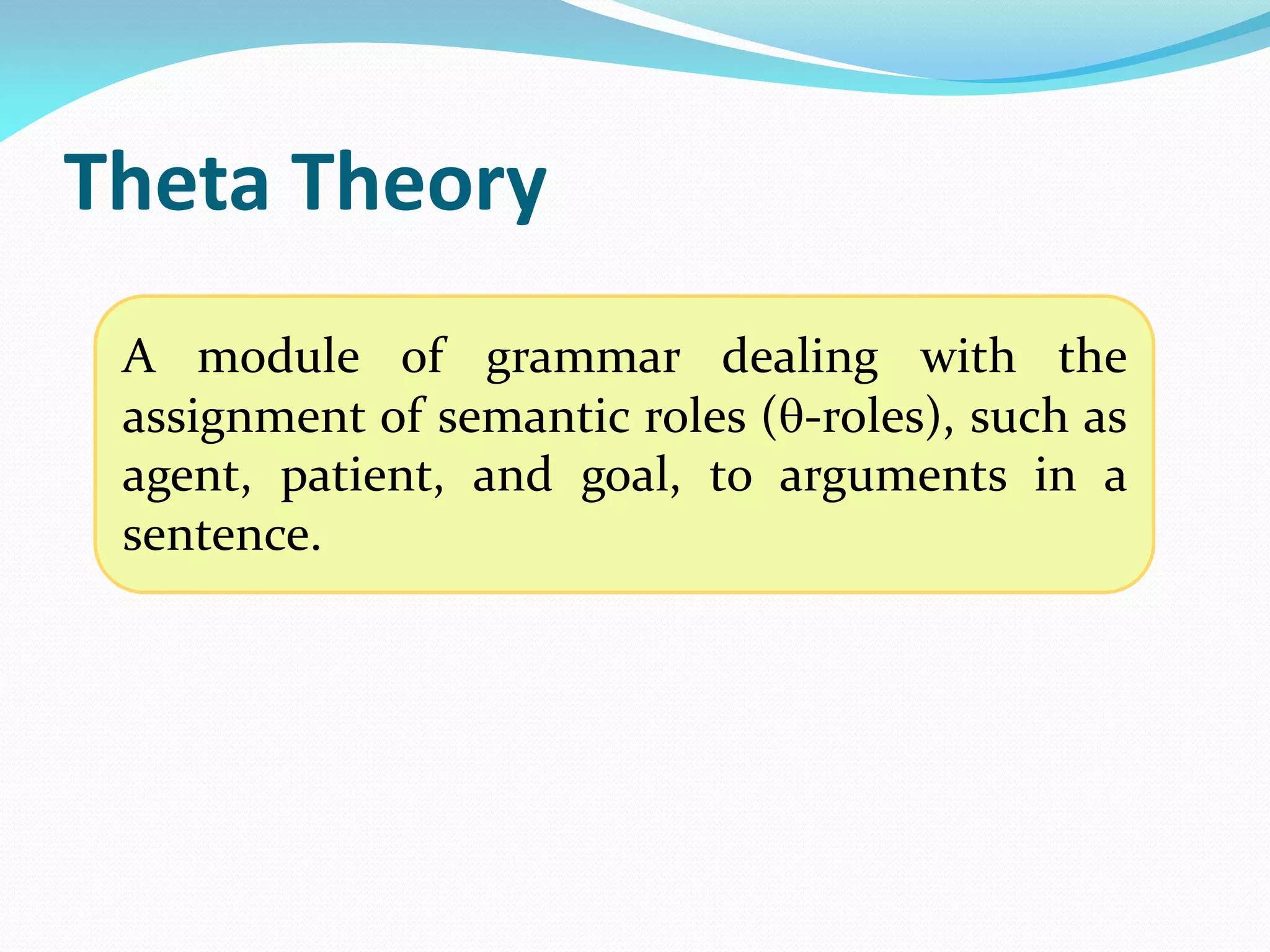 Structures in government binding Model | PDF