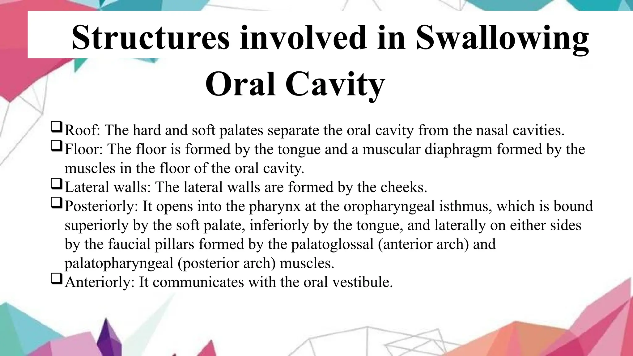 Structures involved in phases of swallowing PNS and CNS.pptx
