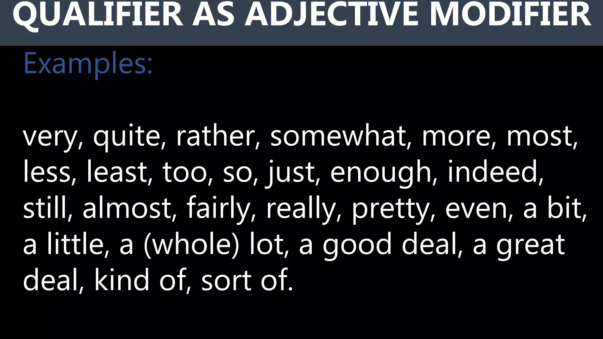 Structures of modification | PPTX