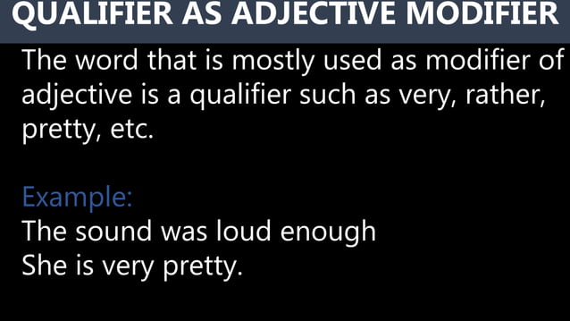 Structures of modification | PPTX