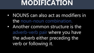 Structures of modification | PPT