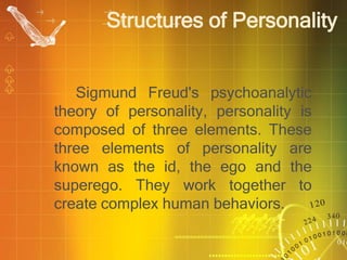 Structures of personality | PPTX
