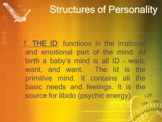 Structures of personality | PPTX