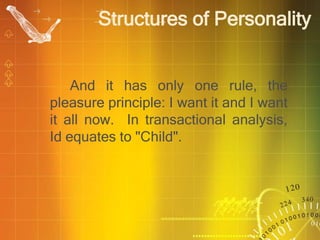 Structures of personality | PPTX