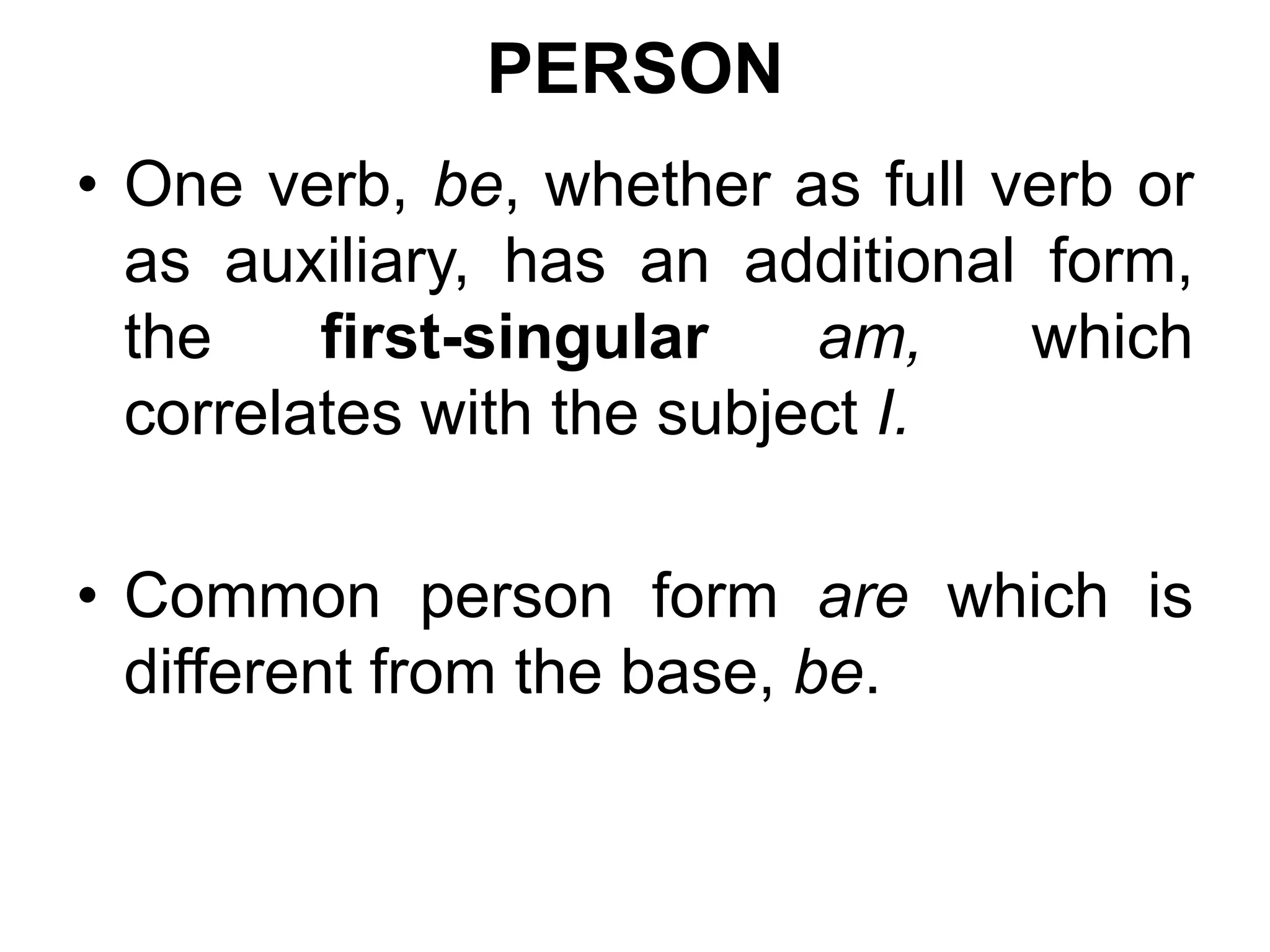 Syntactic Structure of Predication: Verb Classifications | PPTX