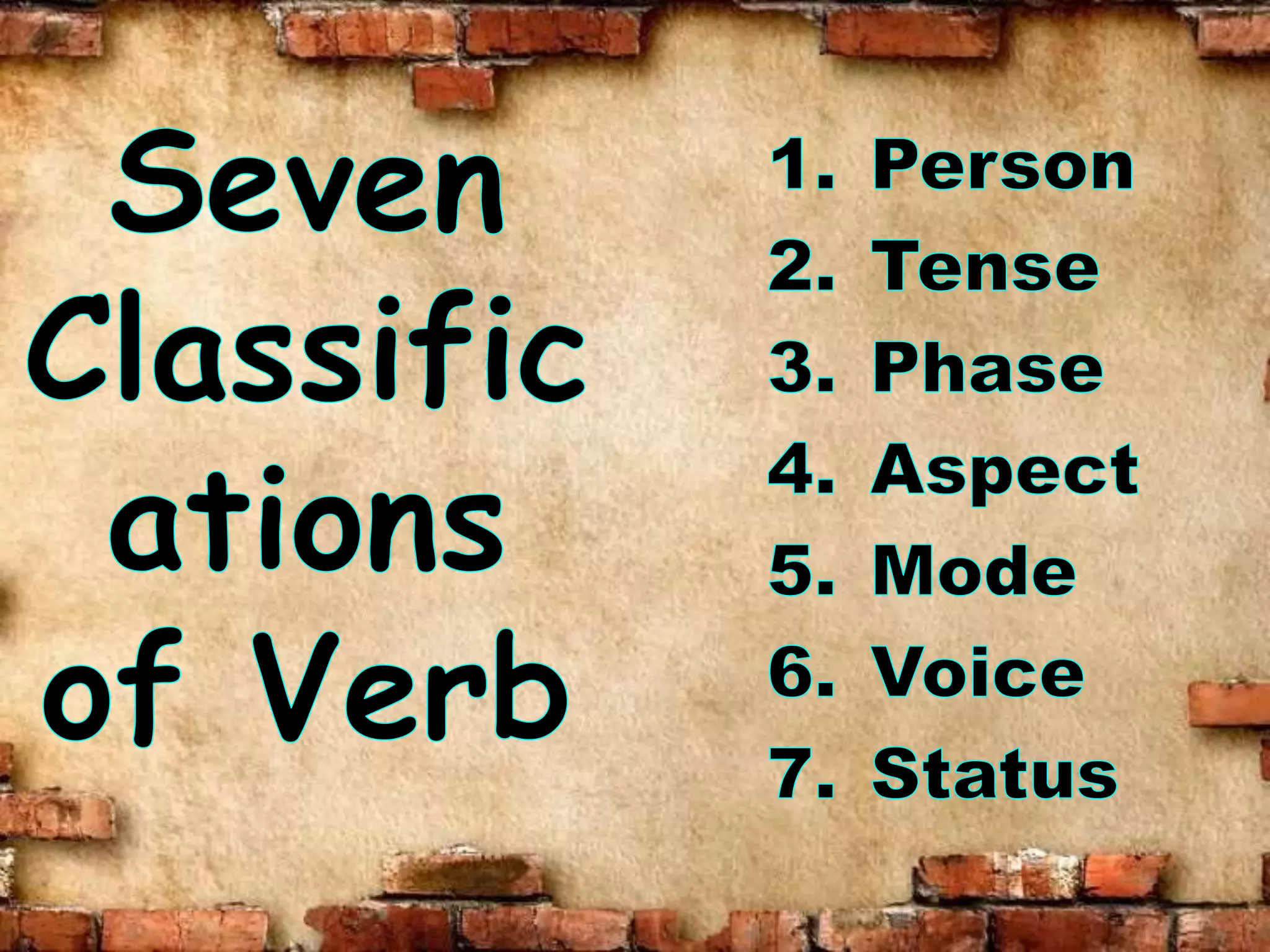 Syntactic Structure of Predication: Verb Classifications | PPTX