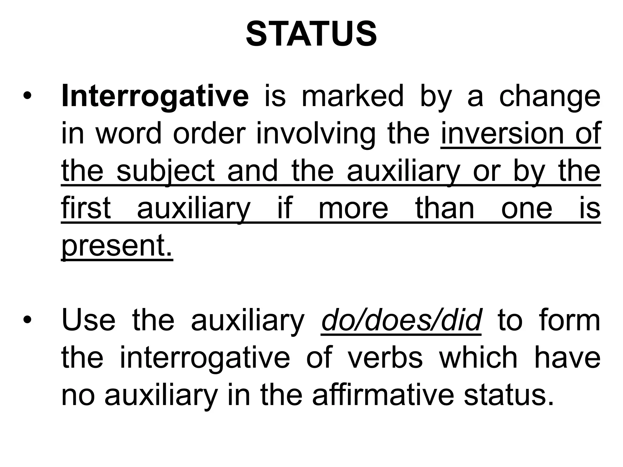 Syntactic Structure of Predication: Verb Classifications | PPTX