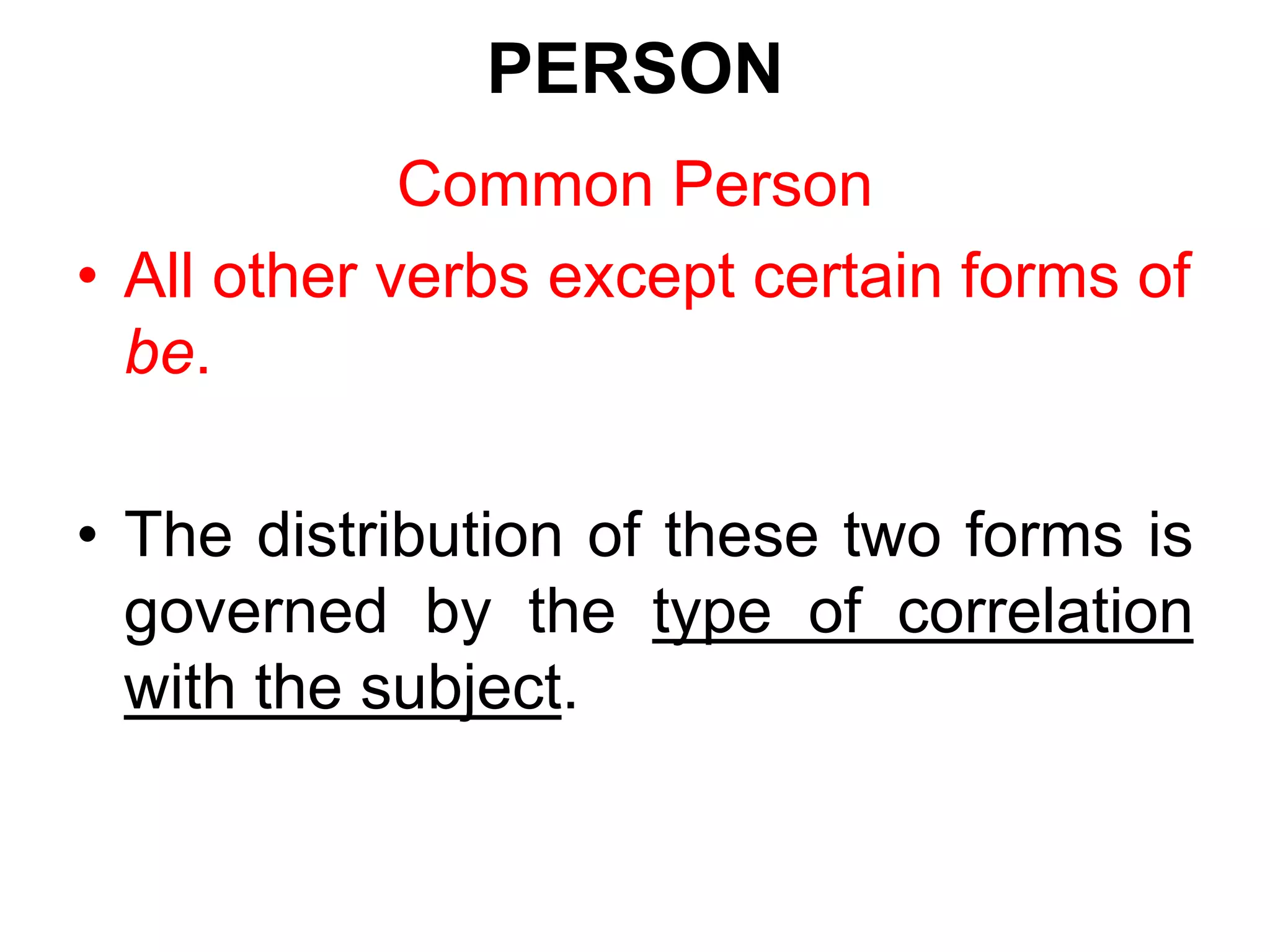 Syntactic Structure of Predication: Verb Classifications | PPTX