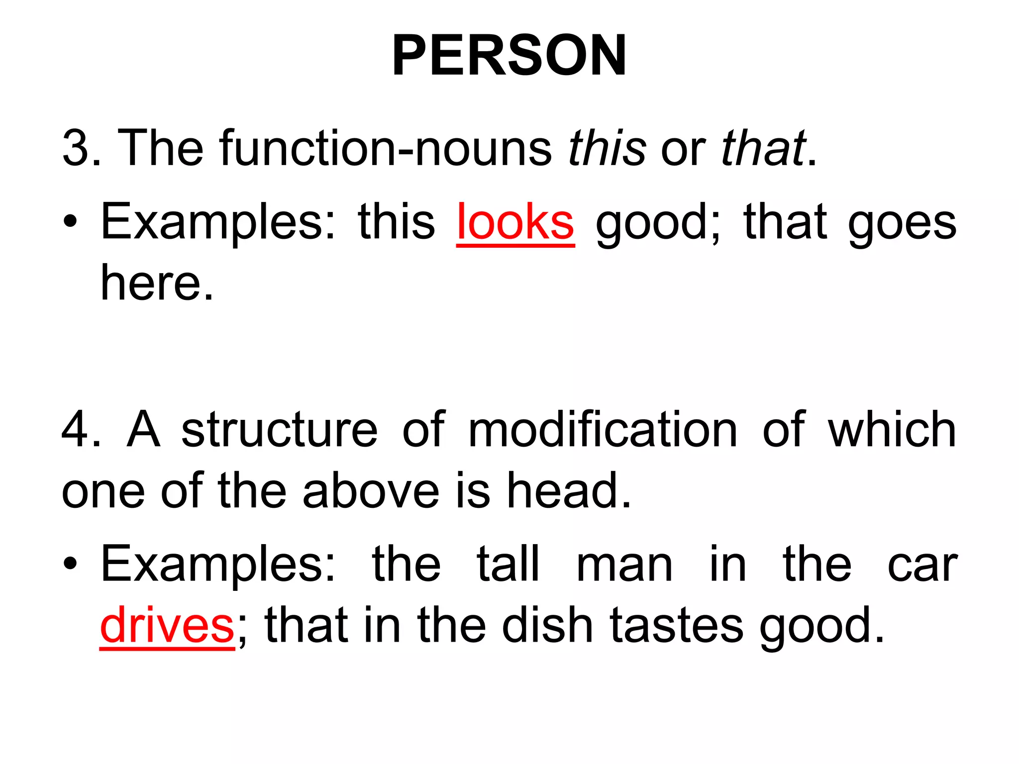 Syntactic Structure of Predication: Verb Classifications | PPTX
