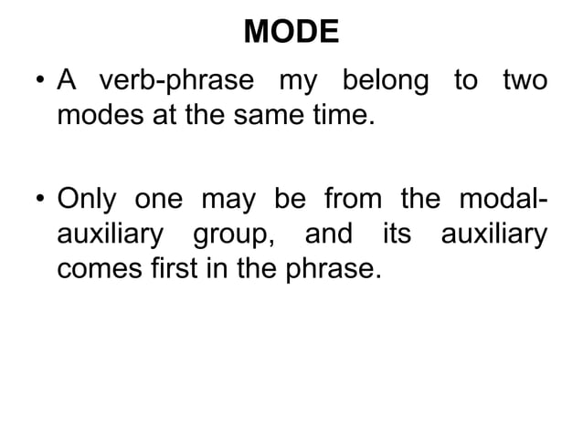 Syntactic Structure of Predication: Verb Classifications | PPTX
