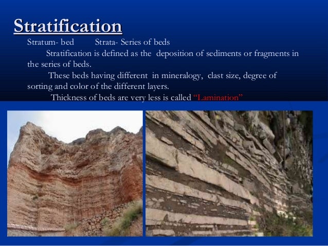 Structures of sedimentary rocks