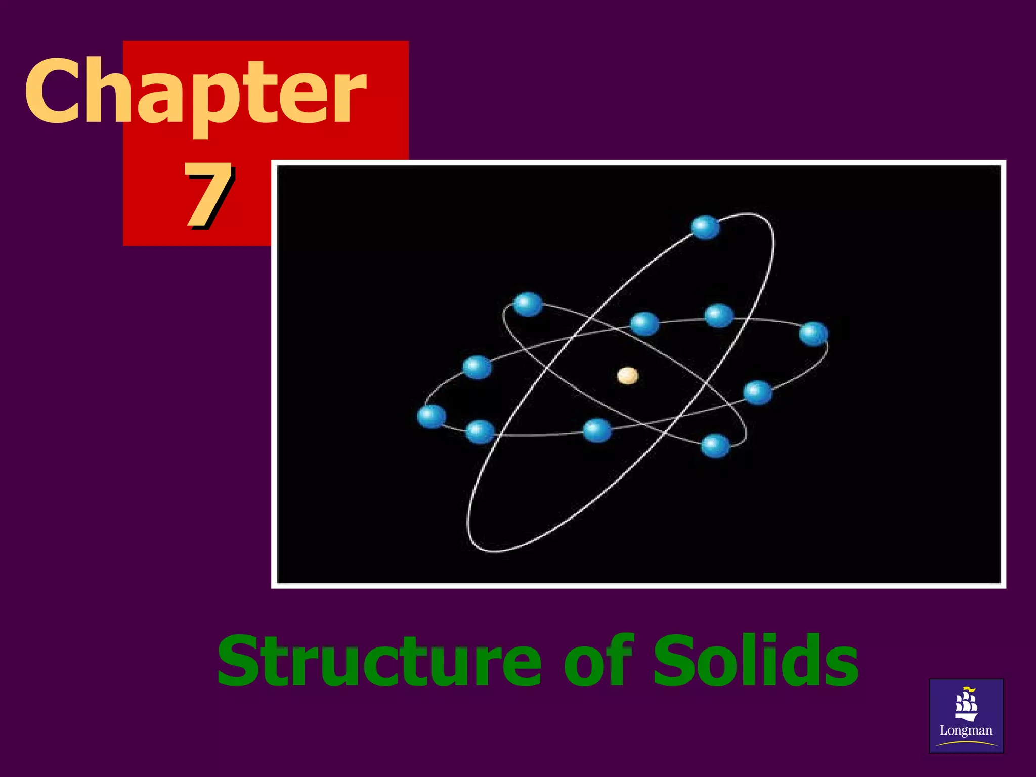Structures of solids and other types of bonding | PPT