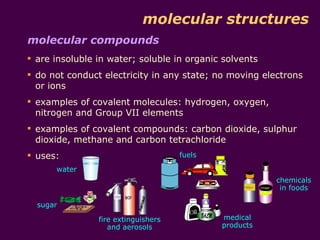 Structures of solids and other types of bonding | PPT