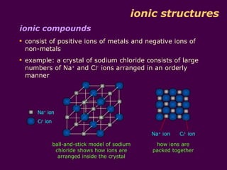 Structures of solids and other types of bonding | PPT