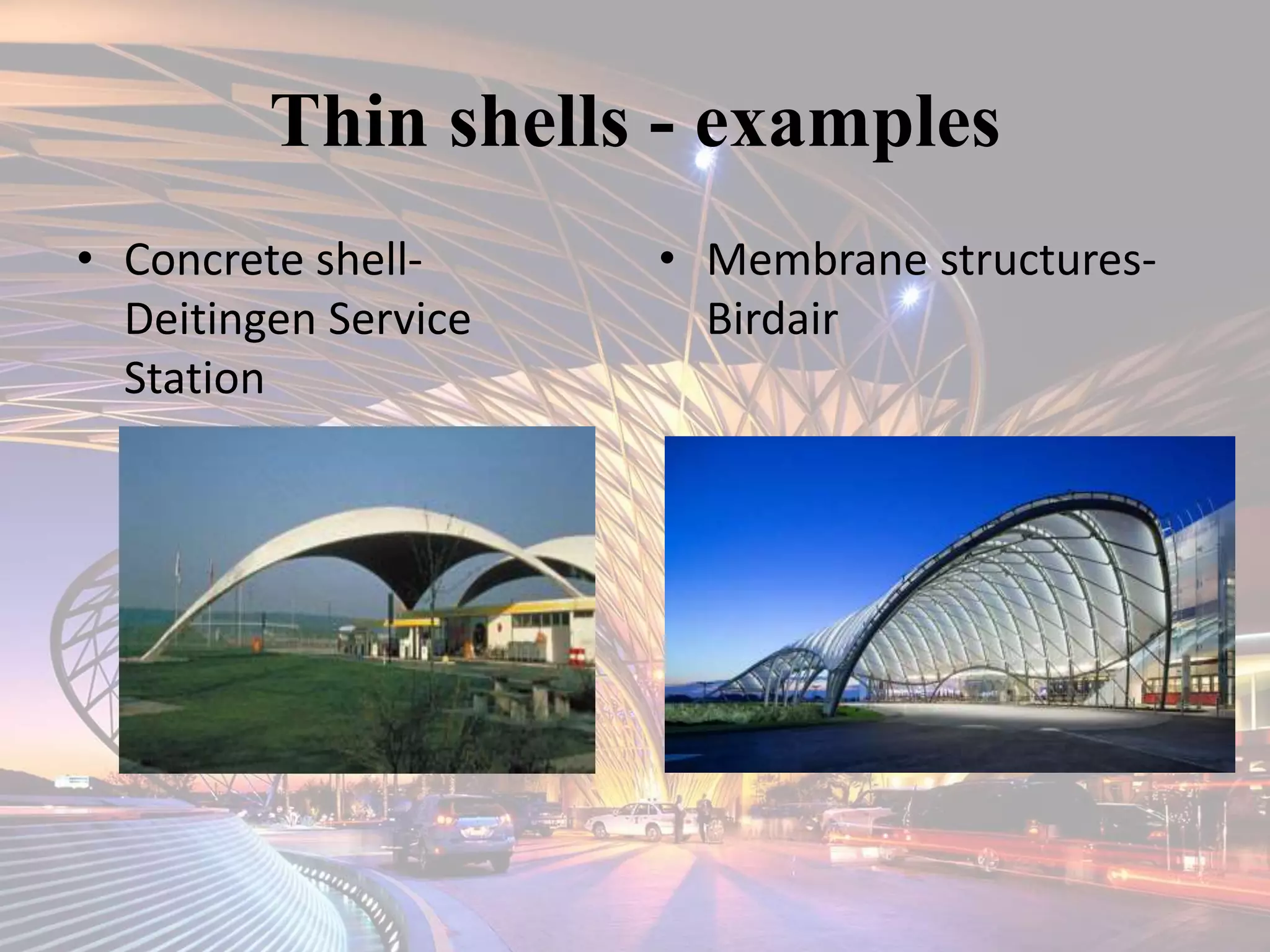 FOLDED PLATES AND SHELL STRUCTURES | PPTX