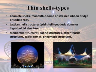 FOLDED PLATES AND SHELL STRUCTURES | PPTX