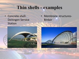 FOLDED PLATES AND SHELL STRUCTURES | PPT
