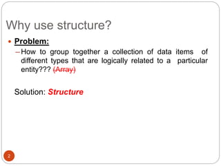 Structures and Unions | PPTX | Programming Languages | Computing