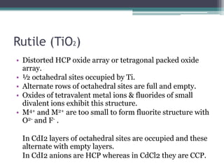 Structure types of crystals | PPTX
