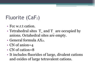 Structure types of crystals | PPTX