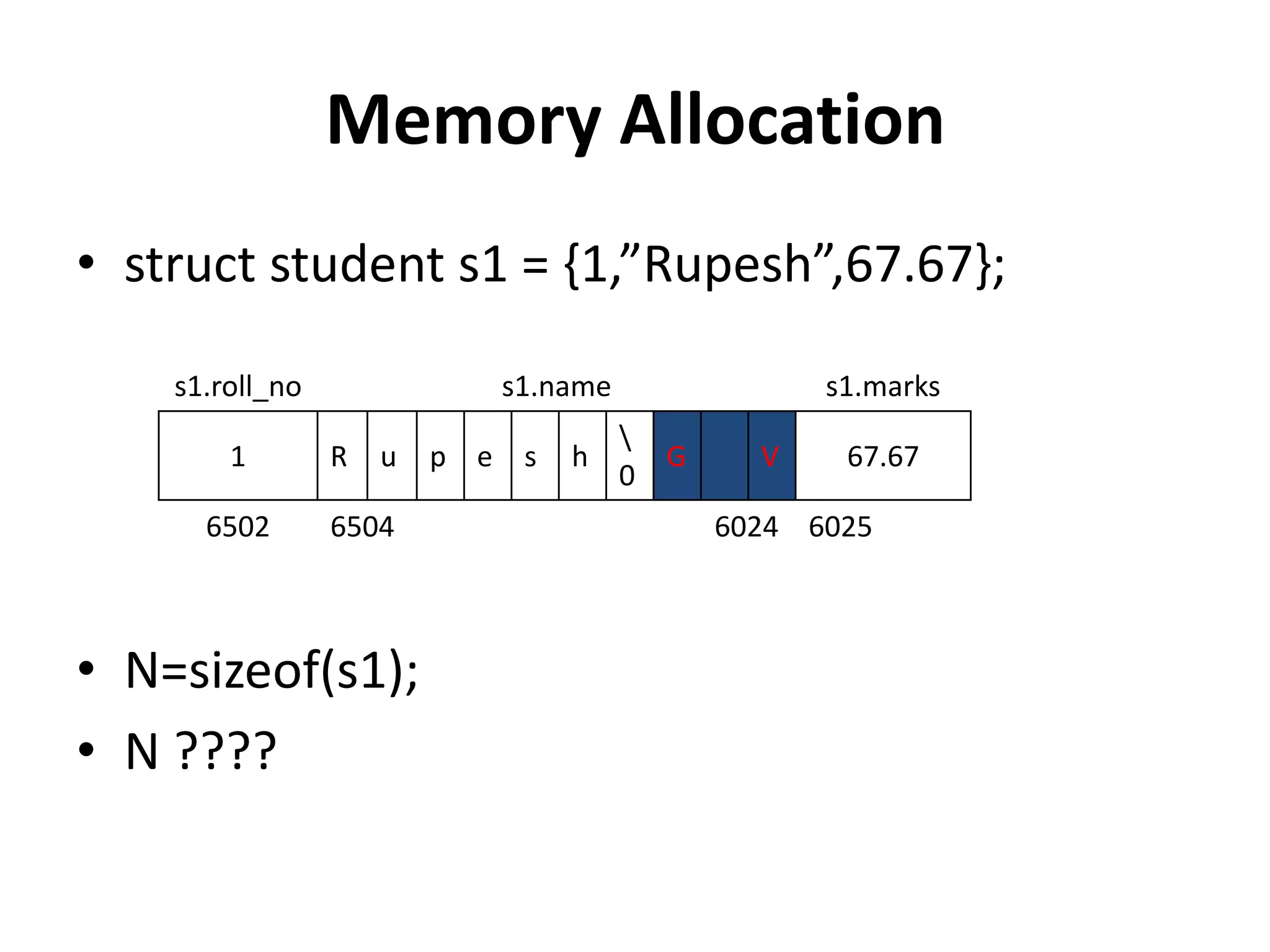 Structure & union | PPTX