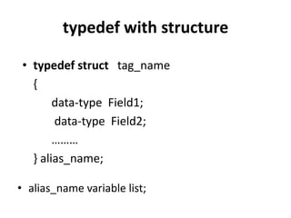 Structure & union | PPT