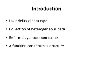 Structure & union | PPTX