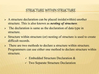 Structure & union | PPT
