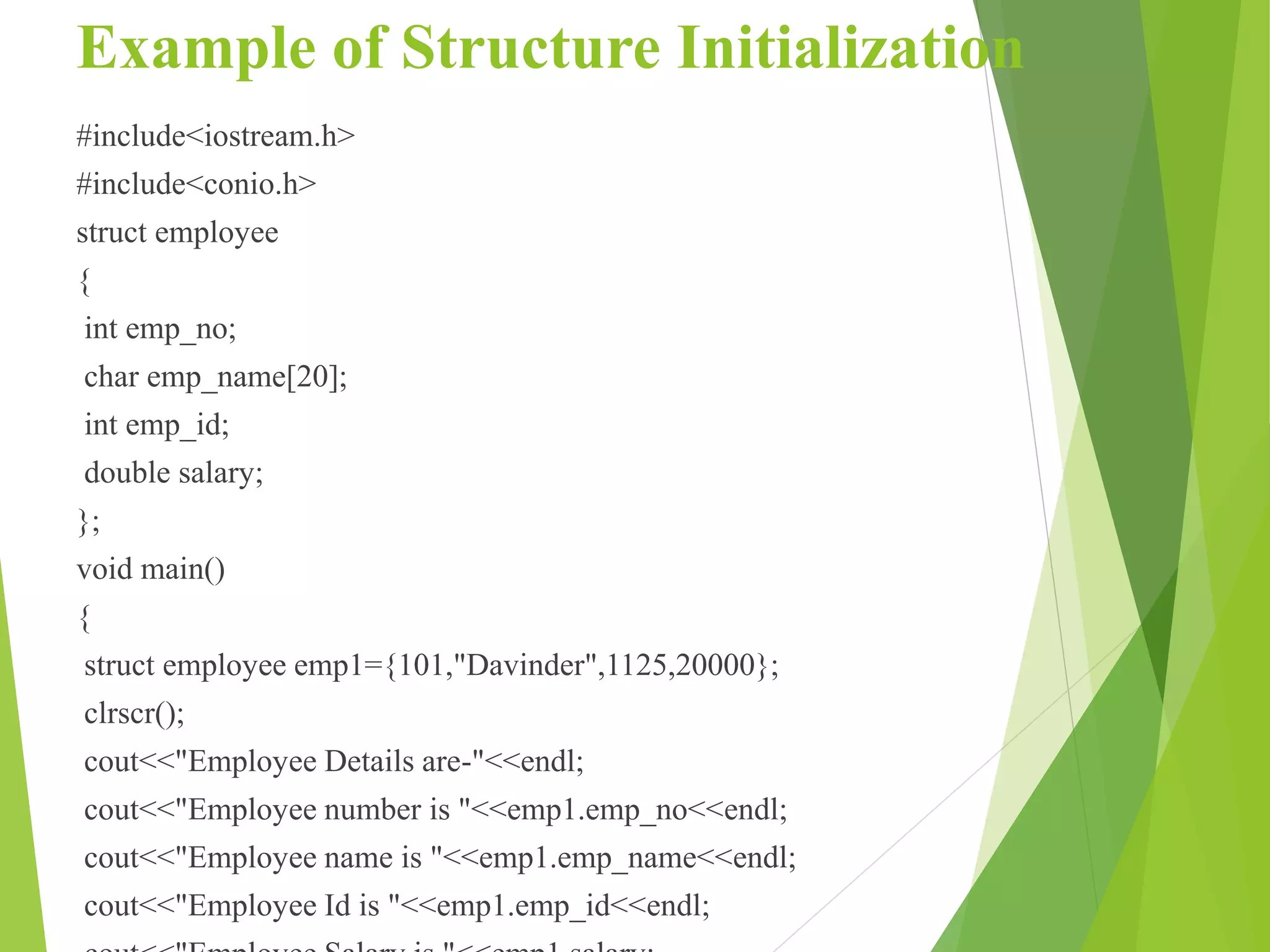 Structure & Union in C++ | PPTX