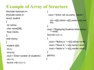 Structure & Union in C++ | PPTX | Programming Languages | Computing