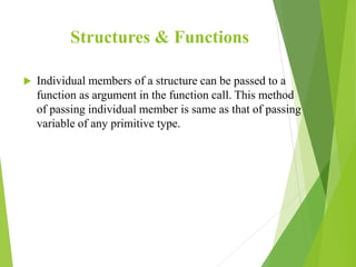 Structure & Union in C++ | PPTX