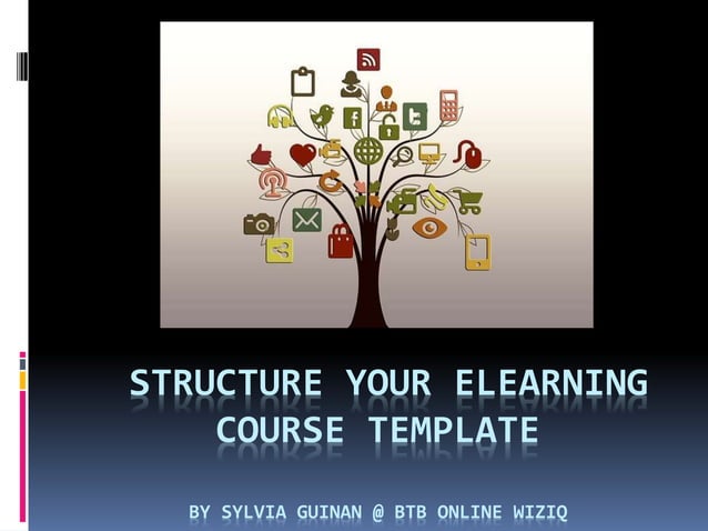 Structure your elearning course | PPT