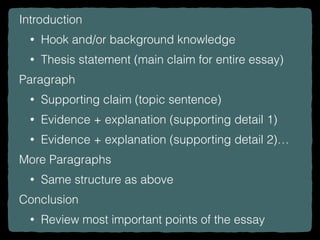 Structure Your Paragraphs, Please! | PDF