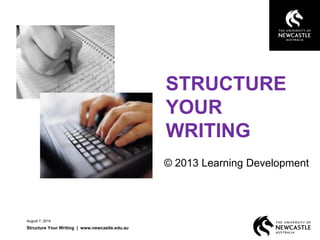 Structure your writing | PPT