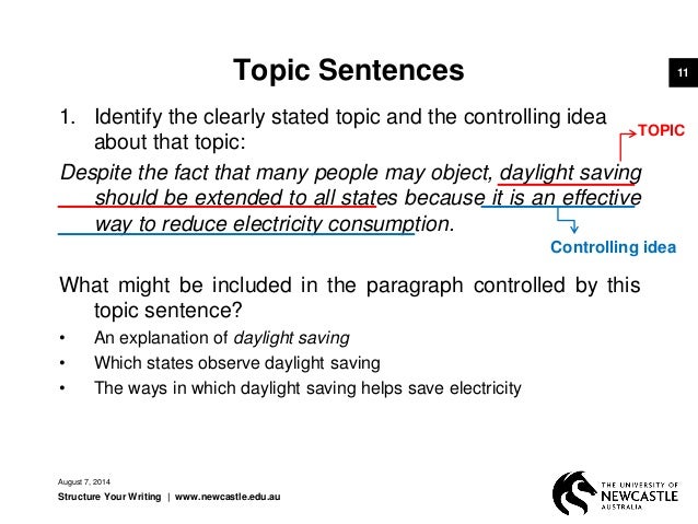 Structure your writing