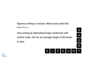 Structure your sentences well in english | PDF