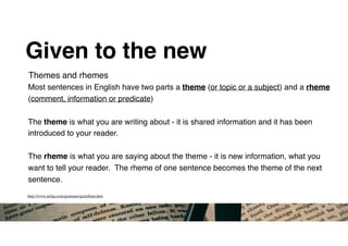 Structure strong paragraphs in academic writing | PPT