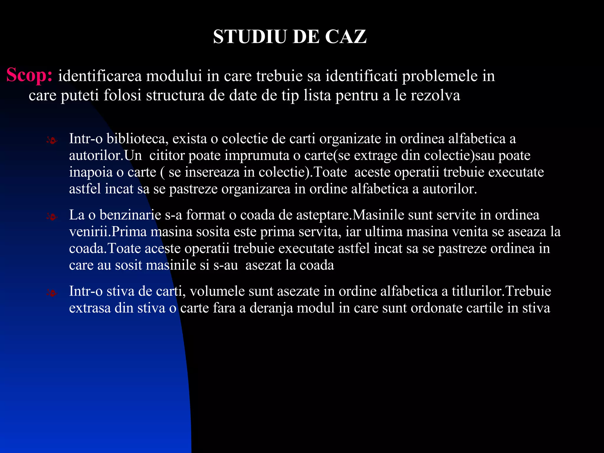 Structuri De Date Alocate Dinamic | PPT