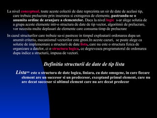 Structuri De Date Alocate Dinamic | PPT