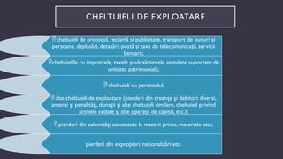 Structuri de venituri si cheltuieli | PPTX