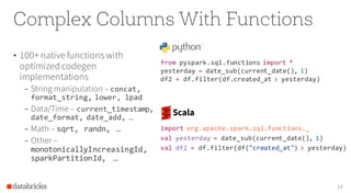 Structuring Apache Spark 2.0: SQL, DataFrames, Datasets And Streaming - by Michael Armbrust ...