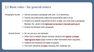 Structuring and Formatting for academic writing | PPTX