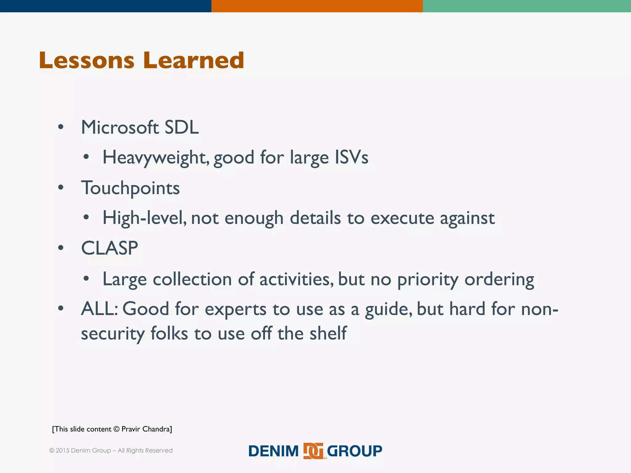 Structuring And Scaling An Application Security Program Ppt 1569